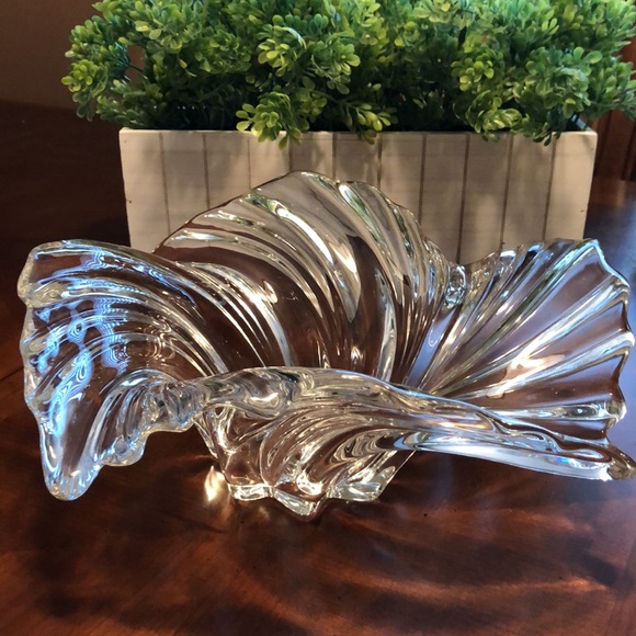 Mikasa | Accents | Mikasa Belle Epoque Swirl Lead Crystal Centerpiece ...